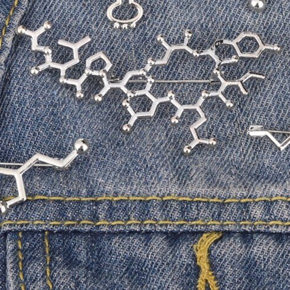 Poe's Cellar Door | Jewelry | Oxytocin Molecule Pin | Poshmark